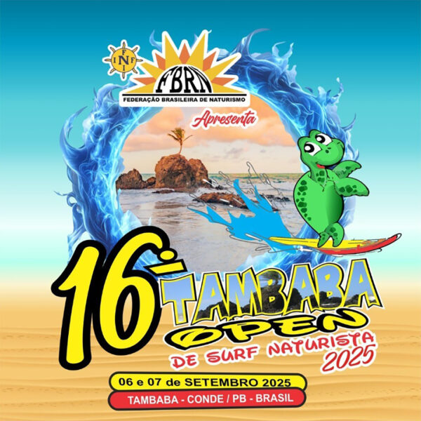 16º Tambaba OPen de Surf Naturista 2025 | FBRN-Federação Brasileira de ...